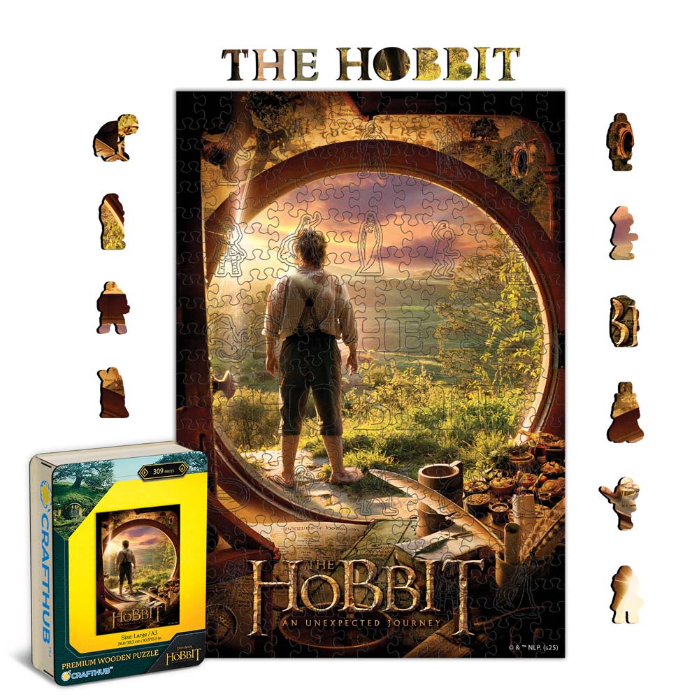 Le Hobbit, un voyage inattendu - Puzzle en bois – Craft Hub FR