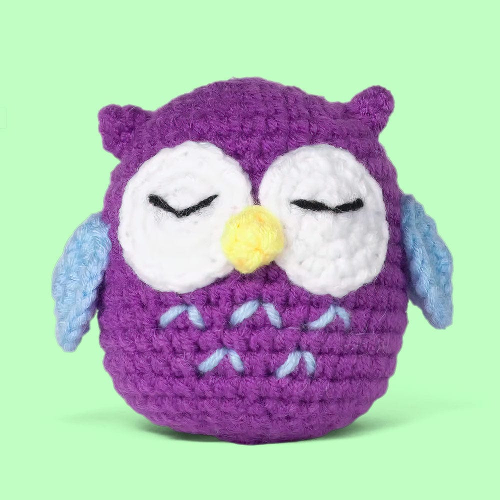 Hibou endormi - Kit de Crochet – Craft Hub FR