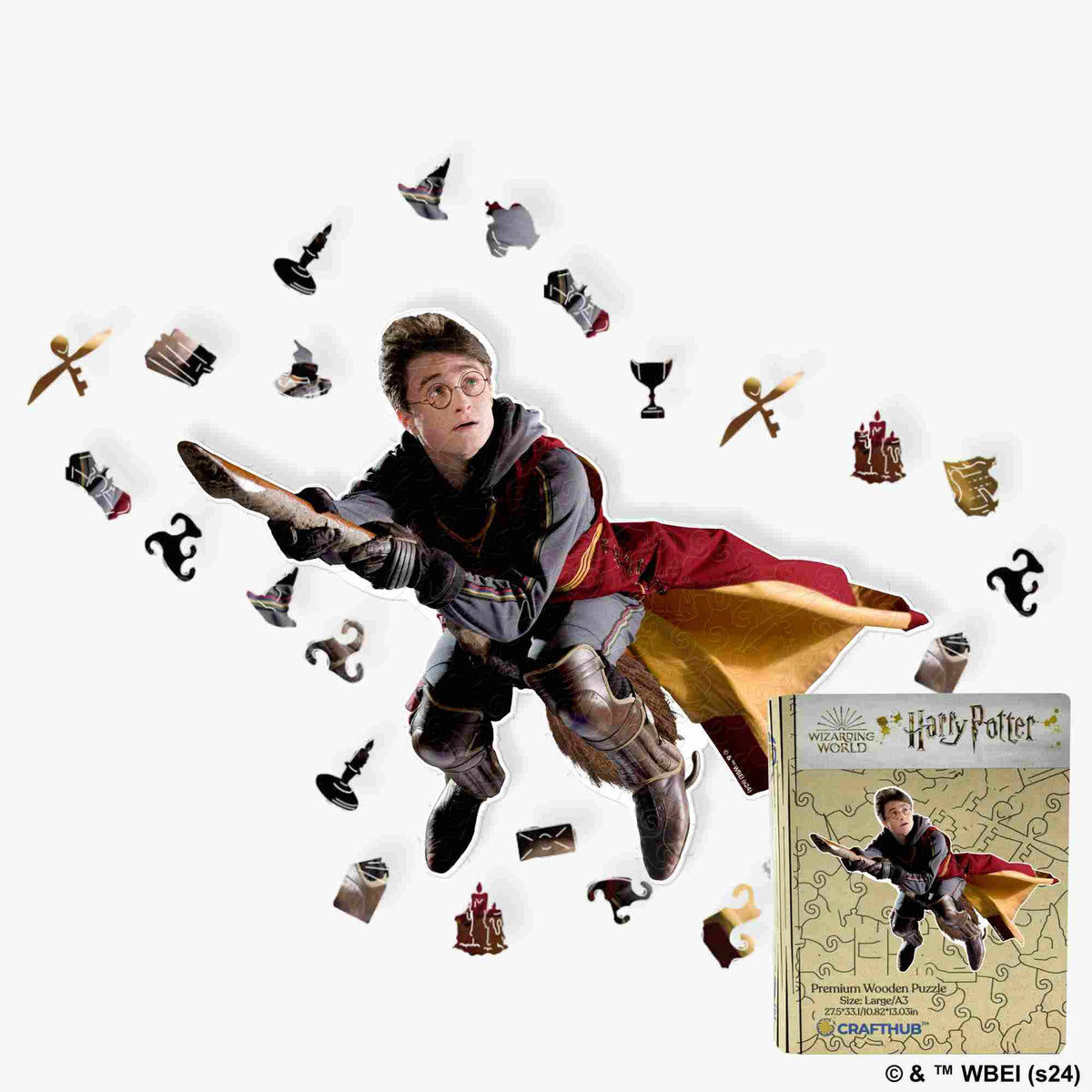 Quidditch - Puzzle en bois Harry Potter – Craft Hub FR